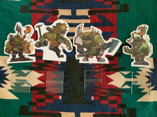 Warhammer 40,000, 40K, Shootas, Blood & Teef, complete set of 4 orc ...