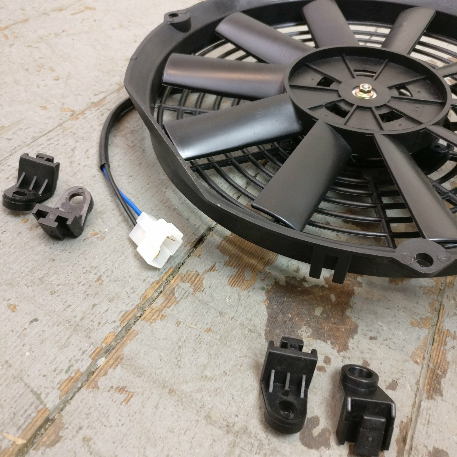 1960-66 Chevy Truck 1248Cfm 12" Performance Cooling Fan gmc 283 c10 236 ...