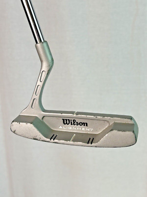 Wilson Alignment RH Putter - Steel Shaft 34" with Wilson Flat Side Grip ...