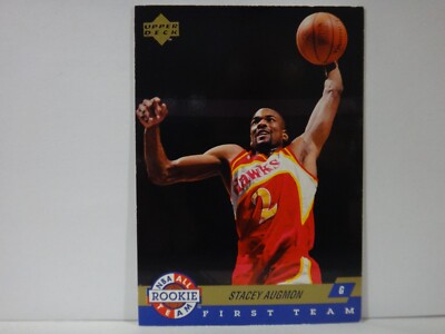 1992-93 Upper Deck All-Rookie Team Stacey Augmon Atlanta Hawks #AR5 | eBay