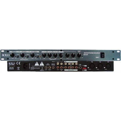 Rolls RM67 Microphone Source Mixer w/4 Stereo Sources for Audio ...