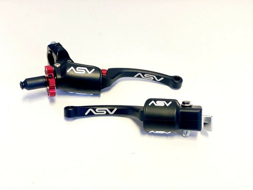 ASV C6 Pro Pack Brake & Clutch Lever Kit BLACK Raptor 125 / 250 All ...