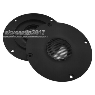2x 104mm Tweeter Panel Cover Audio Decorative Circle Treble Speaker ...