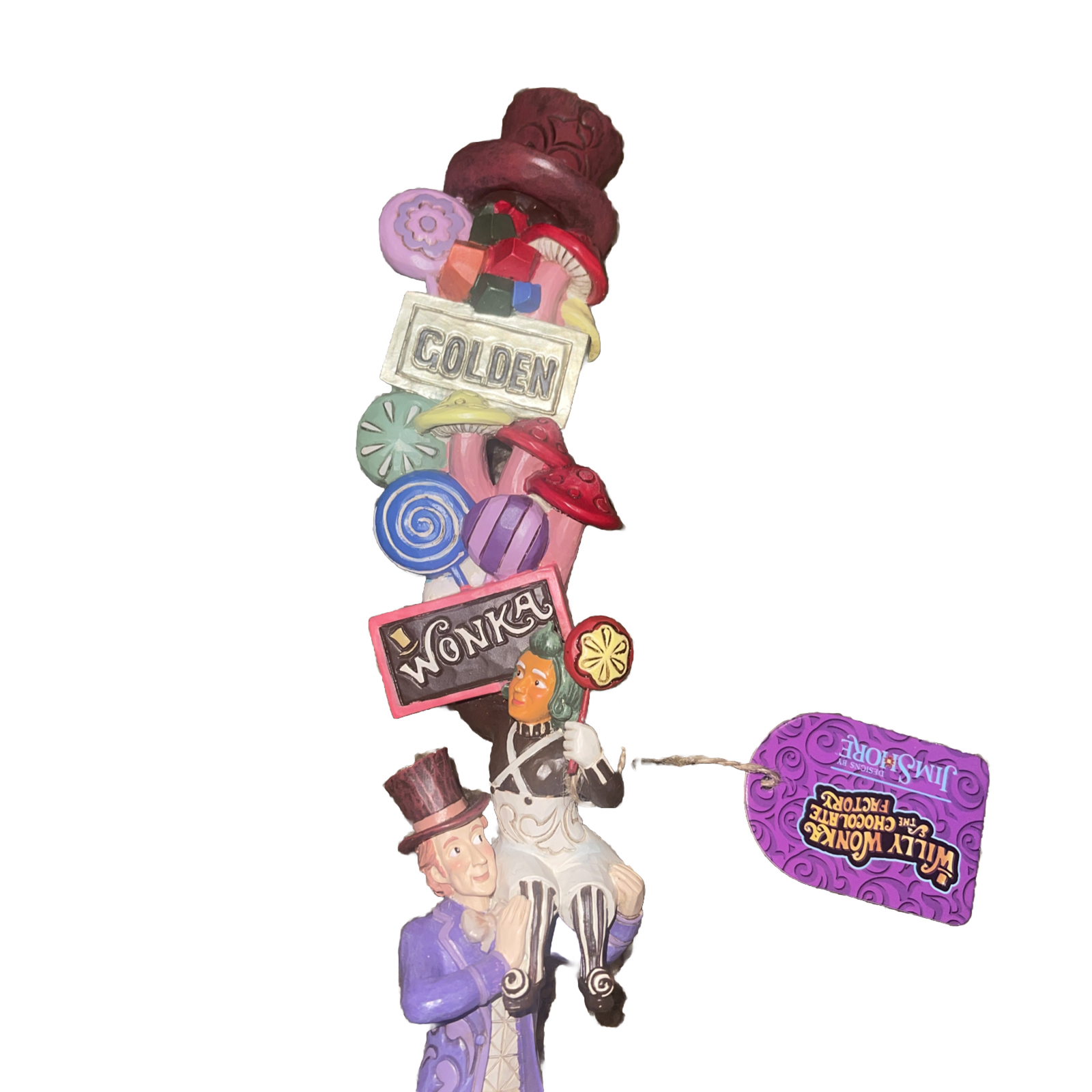 Jim Shore Willy Wonka: Willy Wonka and Characters Stack Figurine ...
