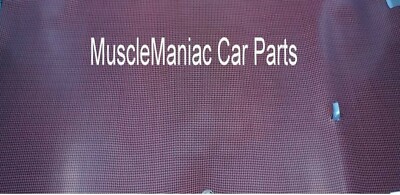 1962 Pontiac Grand Prix RUBBER TRUNK MAT 3 Piece Red Herringbone 62 | eBay