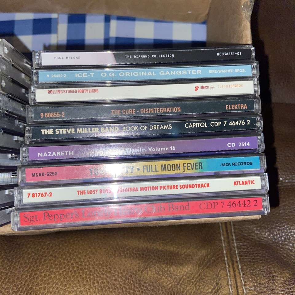 LOT OF 19 ROCK ALTERNATIVE CDS RHCP PUMPKINS GENESIS NAZARETH KID ROCK ...