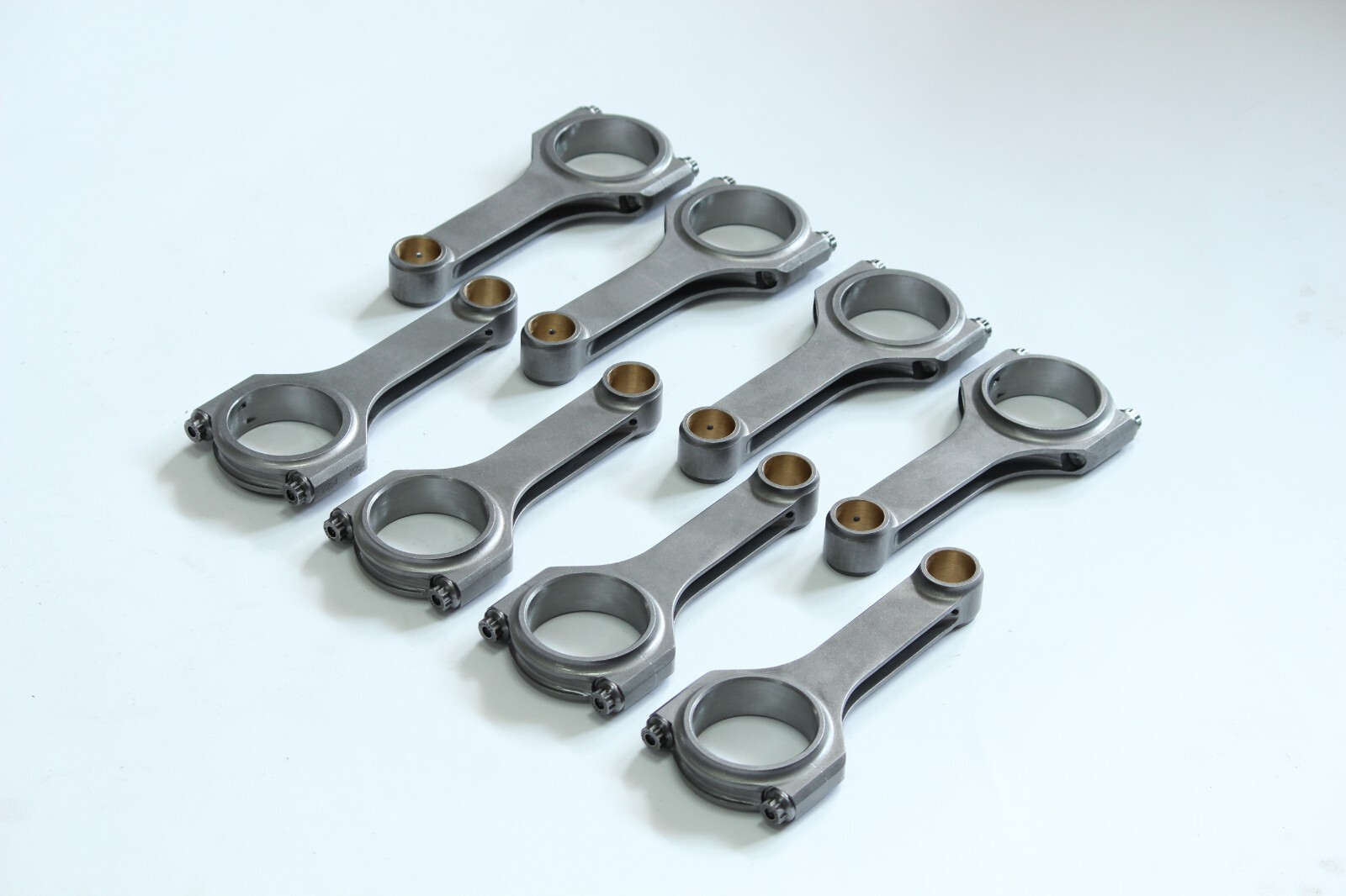 Small Block Chevy SBC 305 327 350 5.7" H-Beam Connecting Rods 4340 ...
