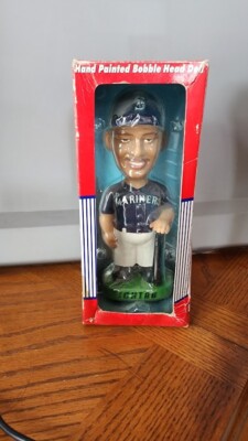 Genuine Hand Painted Bobble Head Doll ICHIRO MLB Players Choice NEW IN ...