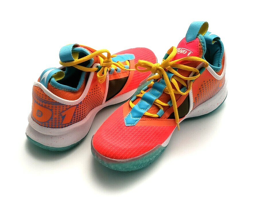 And1 Charge Basketball Shoes High Volt Orange/Orange/Teal/Hyper Pink ...