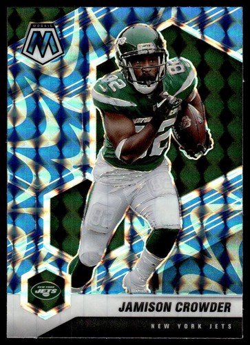 2021 Panini Mosaic Reactive Blue Prizm Jamison Crowder New York Jets ...