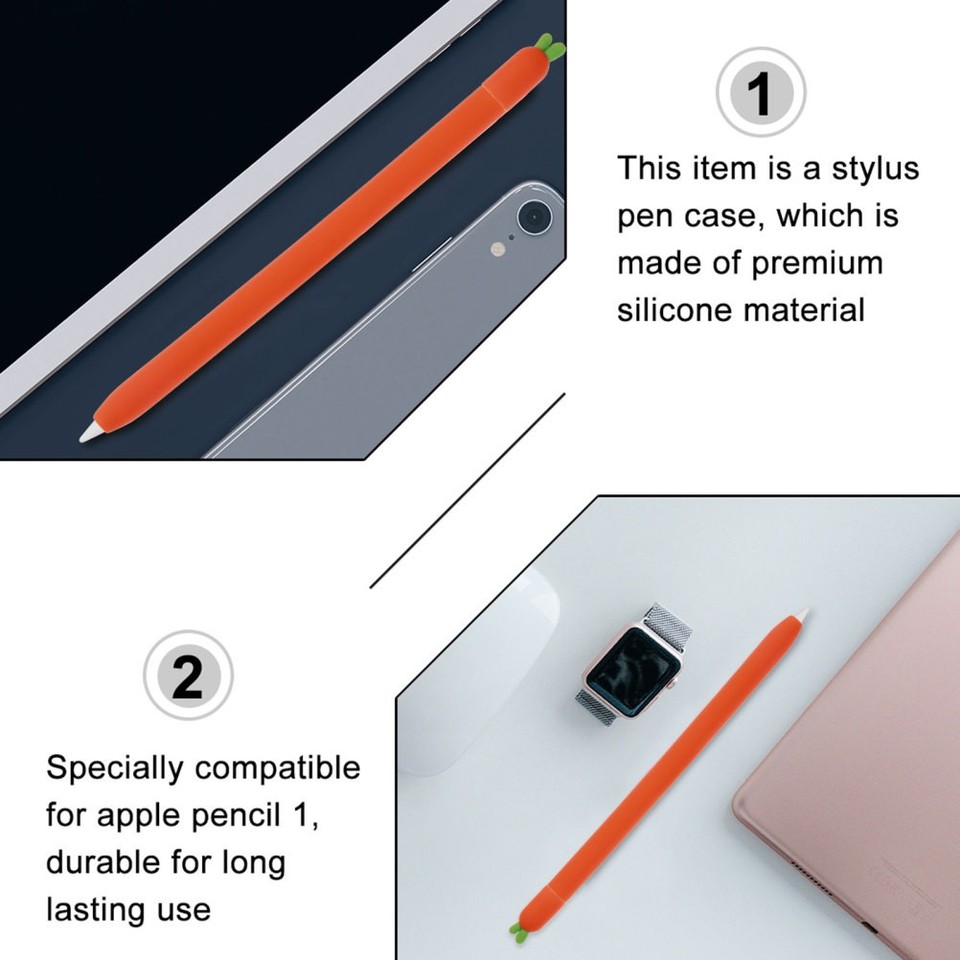 Stylus Pen Holder Pouch Capacitive Disc Tip Pencil Case Cartoon Sleeve ...