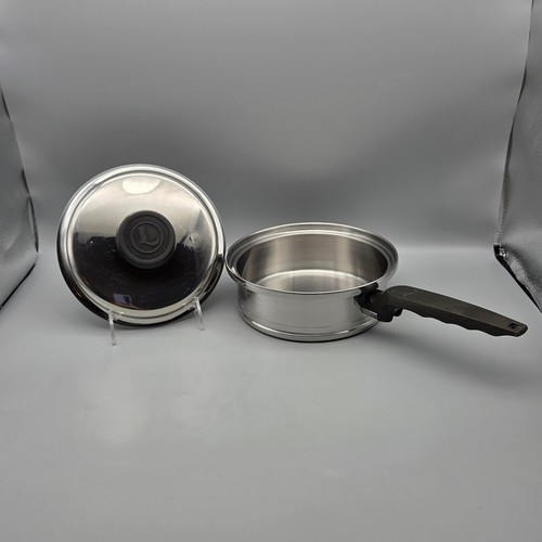 Vintage Lifetime Cookware T304 Stainless Steel 1.5 Qt Saucepan w/ Lid 7 ...