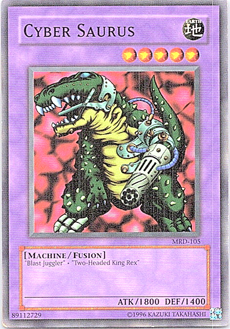 Cyber Saurus MRD-105 Yu-Gi-Oh! Card Unlimited Light Play | eBay