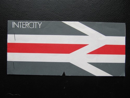 BR British Railways passenger ticket 24/10/1987 INTERCITY | eBay