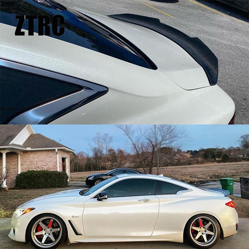 Carbon Fiber Trunk Wing Spoiler For Infiniti Q60 Q60S 2013-2024 | eBay