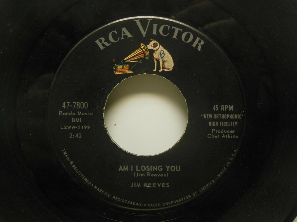 JIM REEVES: Am I Losing You / I Missed Me, 45 RPM VG (D3) | eBay