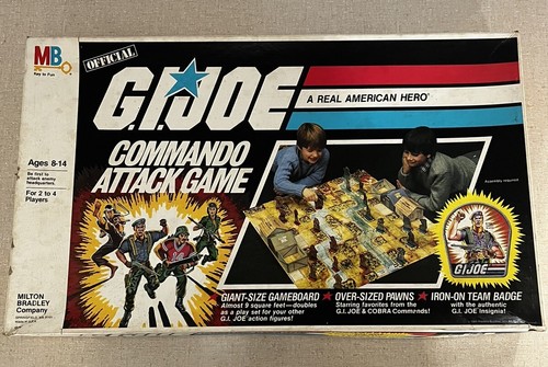 G.I.JOE Commando Attack Game 1985 Hasbro Milton Bradley Mostly Complete ...