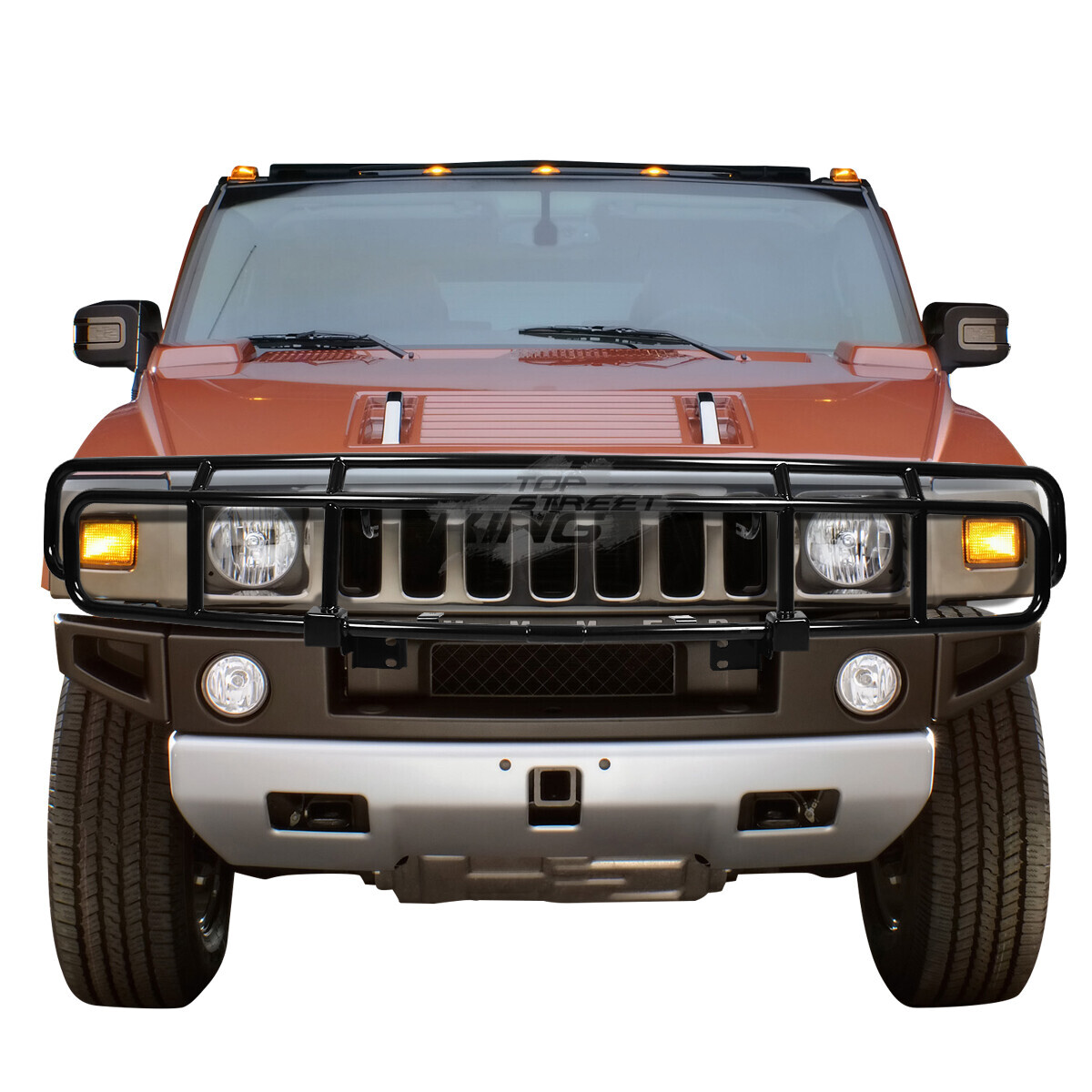 OE STYLE COATED STAINLESS BUMPER BRUSH GRILLE GUARD FRAME FOR 03-09 ...