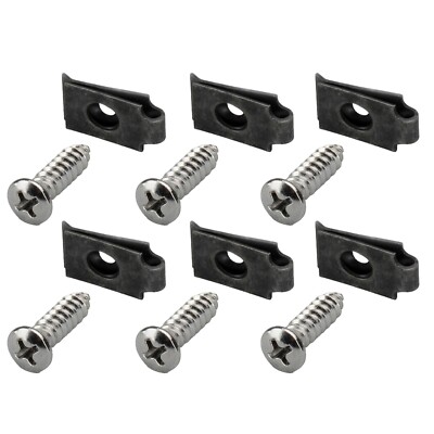 12pcs 1963-1965 C2 Corvette Exhaust Extension Bezel Screw Kit 3846854 ...