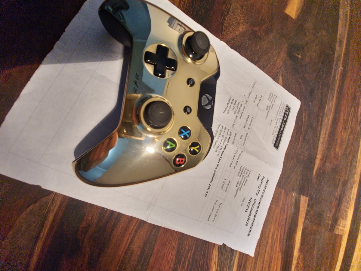 Xbox One Controller Gold Time To Add Some New Bling To Your Xbox