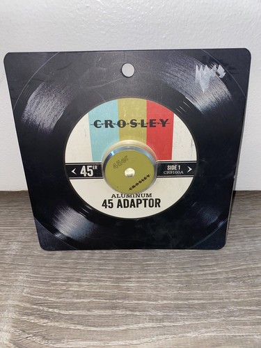 Crosley 45er Aluminum Adaptor CR9100-A for 45 RPM Records Album GREEN ...