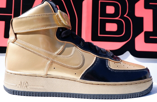 NEW Nike Air Force 1 High Nitro Microphone Underground Gold SAMPLE Size ...