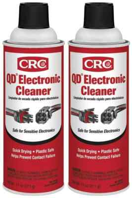 CRC 05103 QD Electronic Cleaner 11 Ounce Aerosol Can, 2 Pack | eBay