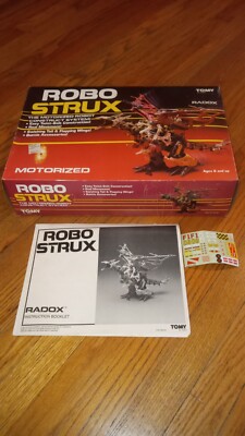 Rare Robo Strux tomy zoids Radox Box And Instruction Booklet Only | eBay