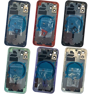 For iPhone 12 / 12 Mini Replacement Housing Frame Back Chassis Cover ...