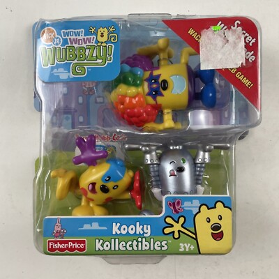 Wow Wow Wubbzy Nick Jr Kooky Kollectibles Fisher-Price Toy 2008 Set Of ...