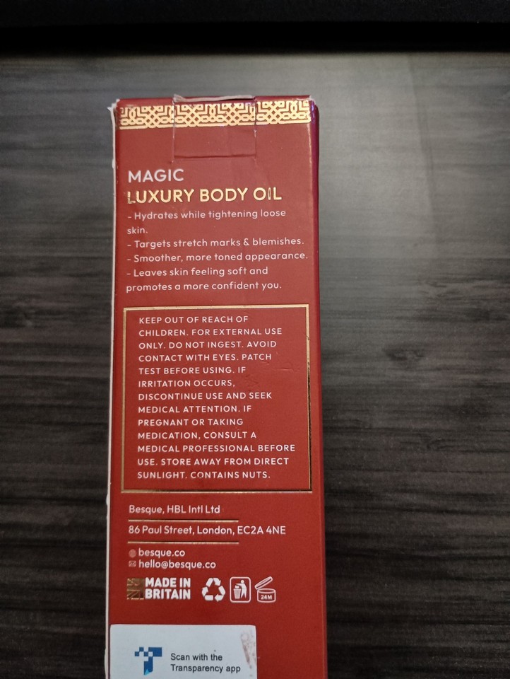 Besque - Magic Body Oil - Hydrating Skin Care,Plumps, Tightens, Firms ...