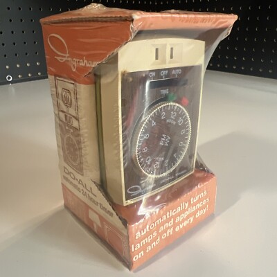 Vintage Ingraham Model 12-010 Heavy Duty Automatic 24 Hour Plug In ...