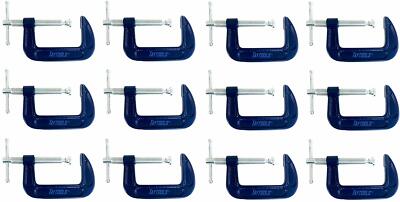 C Clamp 12 Pack Taytools 5 Inch Malleable Steel Frame Power Coated Acme ...