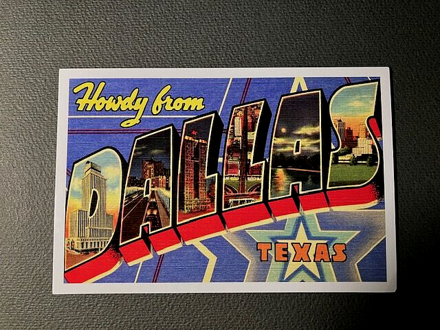 Howdy from, Dallas, New postcards (12) 6"x4" | eBay