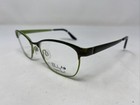 ELLA LAGUNA BEACH EYEGLASSES FRAME 701083 COL.50 52-17-135 GREEN BLACK ...