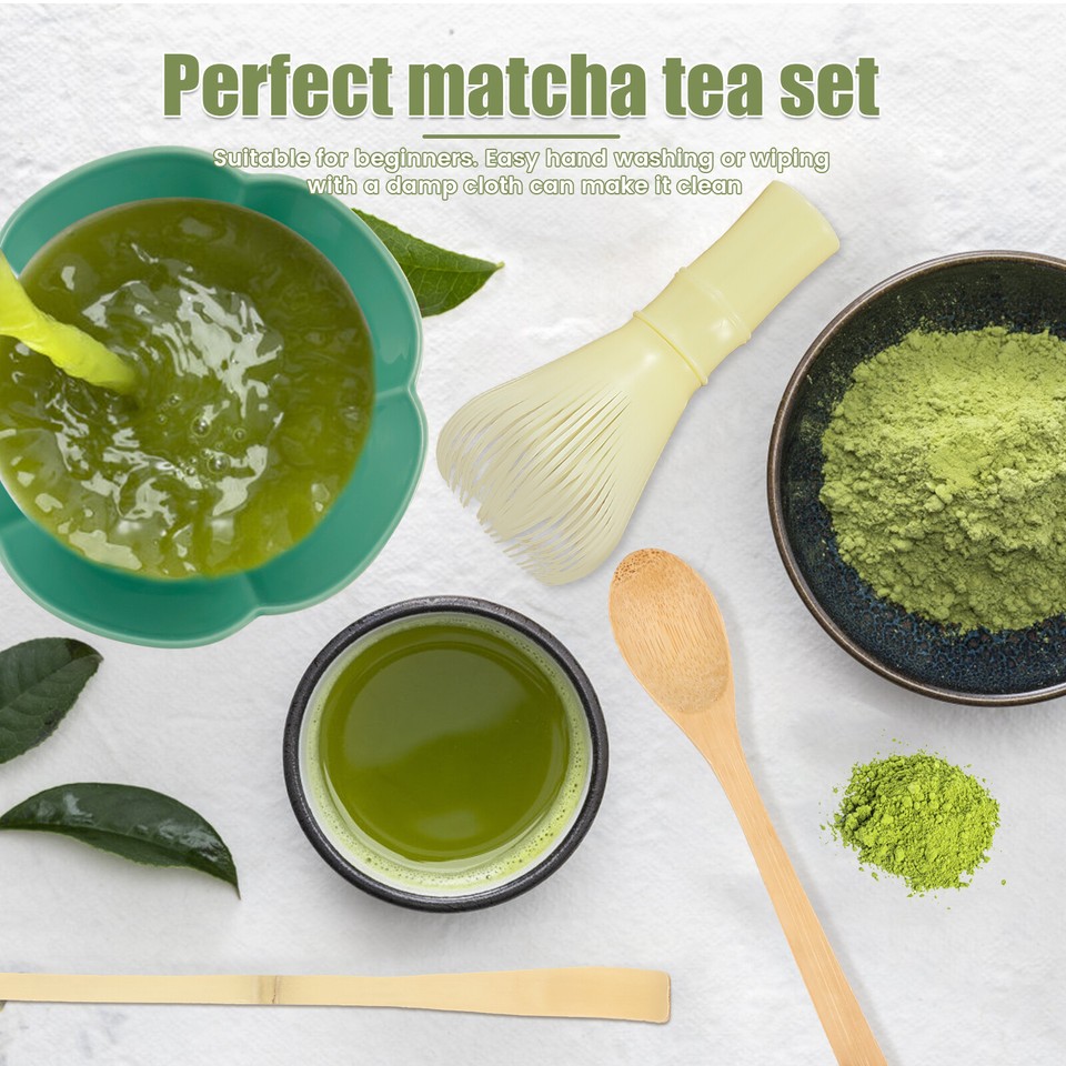 4Pcs Japanese Matcha Tea Set for Beginners Matcha Making Starter Kit ...