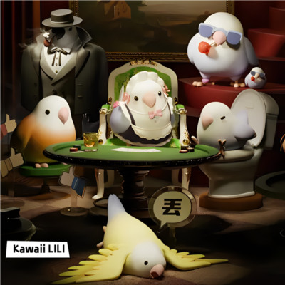 PLZDOT Bad Bad Birdie Lovebirdie Series Confirmed Blind Box Figure Hot ...