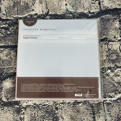 Creative Memories RUGGED EVERYDAY 7x7 Recordable Paper Album Kit | eBay