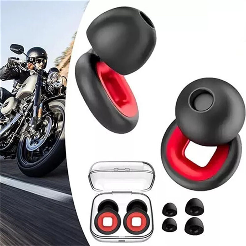Ear Plugs Motorcycle Motorcycle Ear Plugs Wind Sleep 24 DB Decline Wind ...