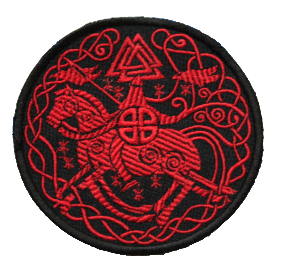 PATCH ODIN MAJOR GOD IN MYTHOLOGY AND IN NORSE MYTHOLOGY * RED | eBay