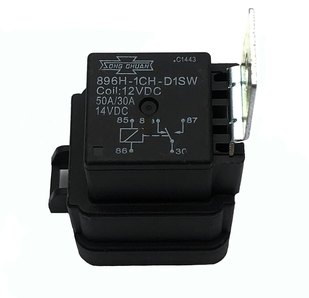1Pcs SONG CHUAN 896H-1CH-D1SW 12VDC 50A/30A 14VDC Power Relay 5Pin NEW ...