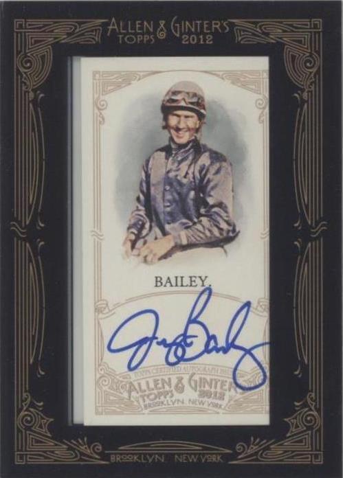 2012 Topps Allen & Ginter's - Framed Mini Autographs Jerry Bailey #AGA ...