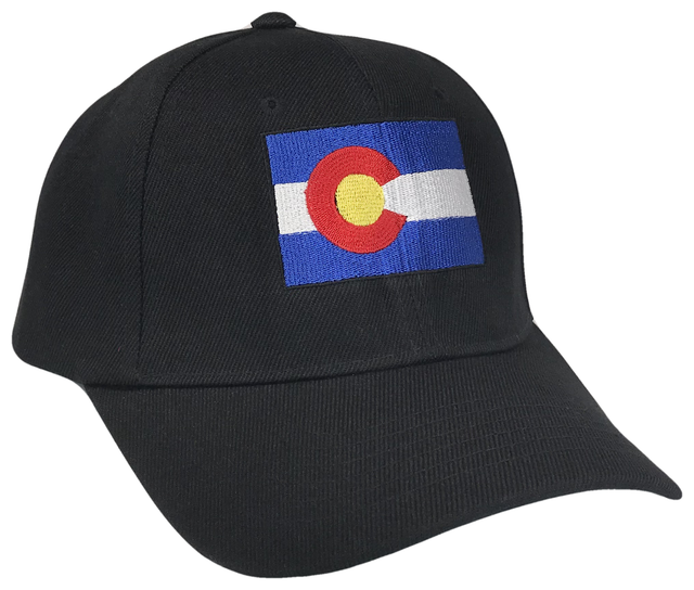 Colorado Co State Flag Curved Bill Adjustable Baseball Cap Caps HaT ...