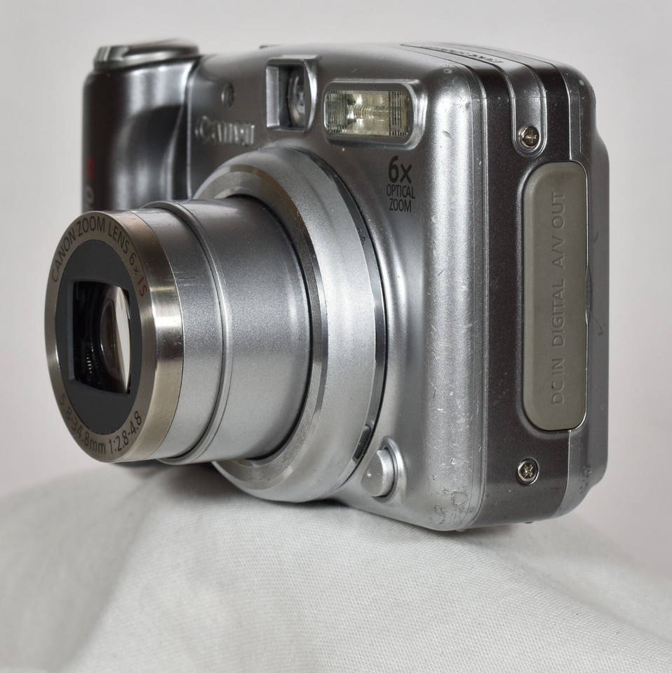 Canon Powershot A720 IS Digital Camera 8.0MP 6x Optical Zoom Video 8GB ...