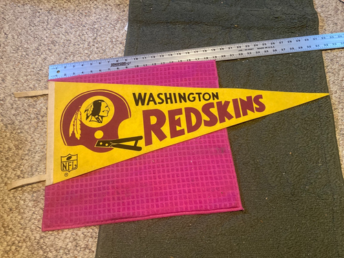 VTG Washington Redskins Vintage NFL SOUVENIR Pennant COMMANDERS - FAST ...
