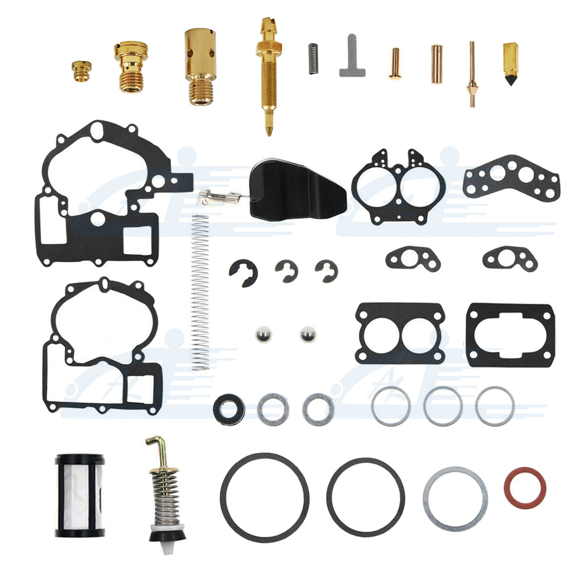 Carburetor Rebuild Kit Set For Rochester Mercruiser 1389-815396A2 3310 ...