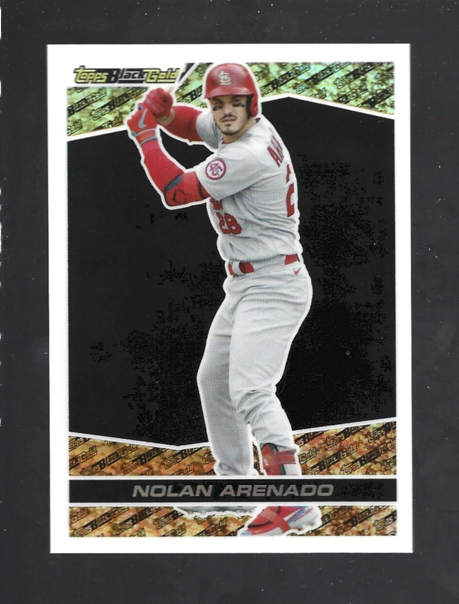 2021 Topps Chrome Black Gold #BGC-27 Nolan Arenado card, St. Louis ...
