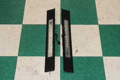 15-20 Mustang Black Illuminated Pair LH RH Door Sills Scuff Panels OEM ...