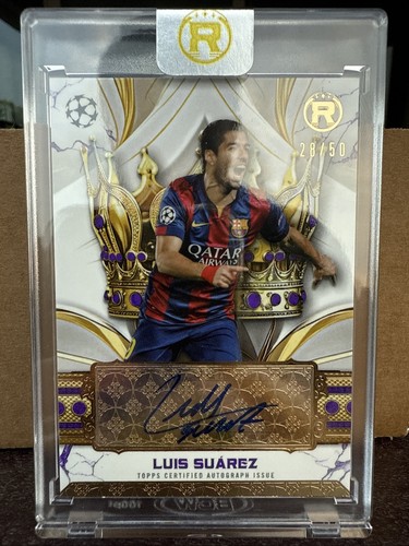 2024/25 Topps Reverence Luis Suarez Auto Crown FC Barcelona 28/50 | eBay