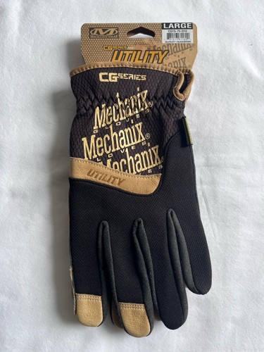 Mechanix Work Gloves CG Series Utility Leather and Fabric Size Large ...